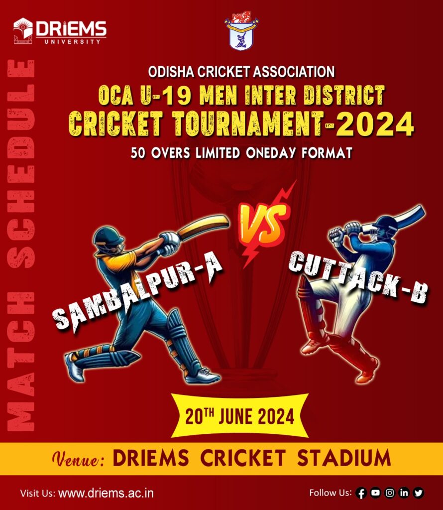 Get ready for an intense showdown at the ODISHA CRICKET ASSOCIATION OCA ...