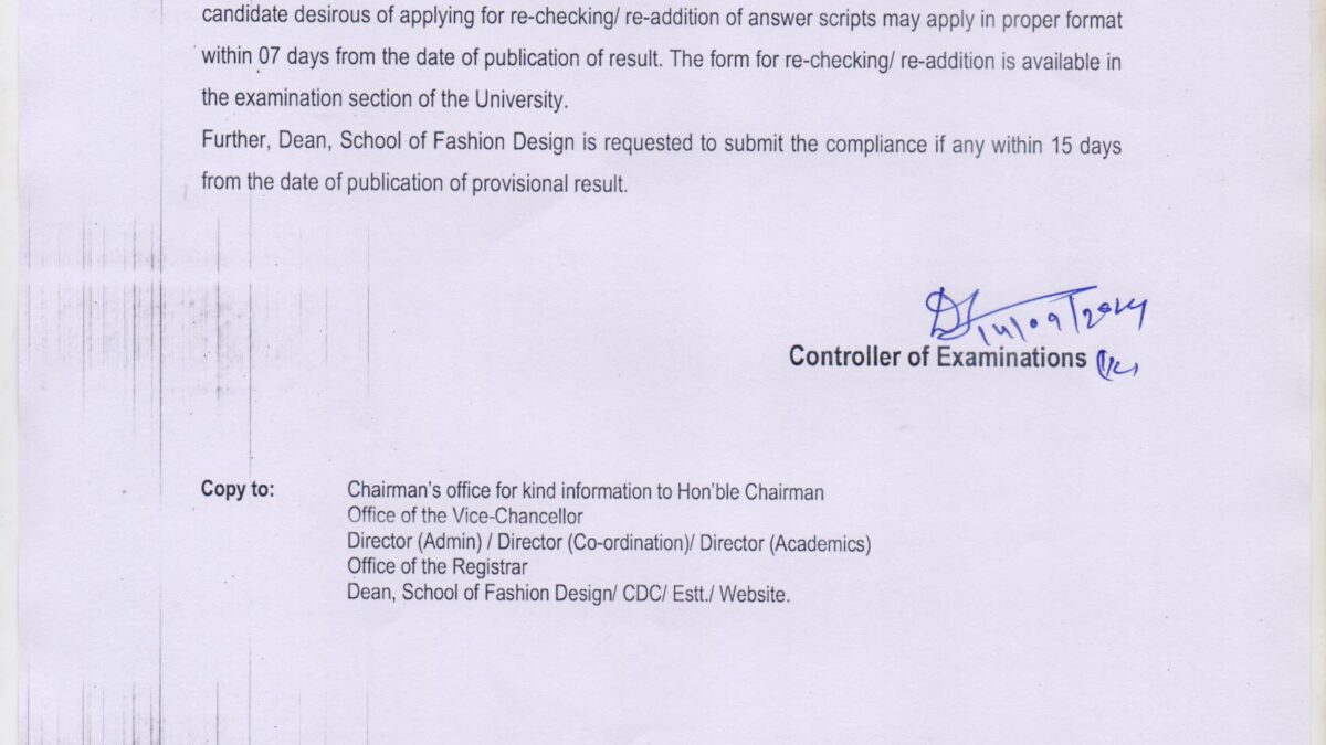 Seven Grading System (Cumulative Grade Point Average) – DRIEMS University