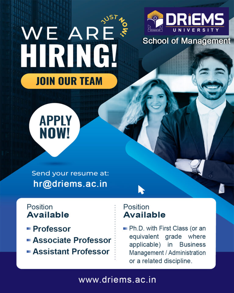 Career – DRIEMS University